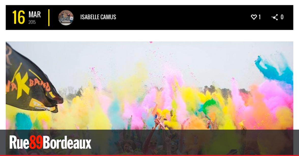 Les étudiants fêtent la couleur avec Burdi’Color